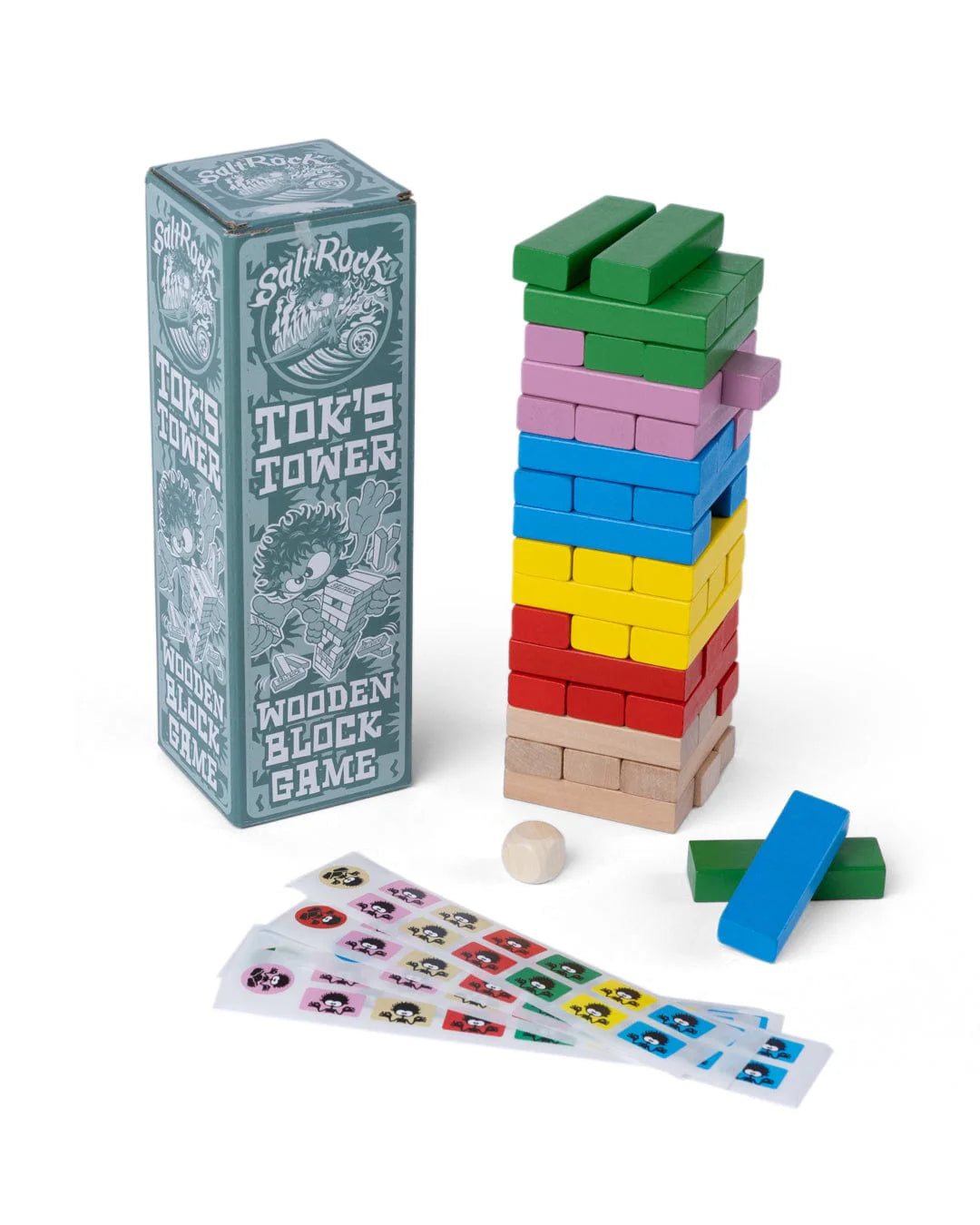 Saltrock Tok's Tower Wooden Block Game – Ivan Jameson Portadown