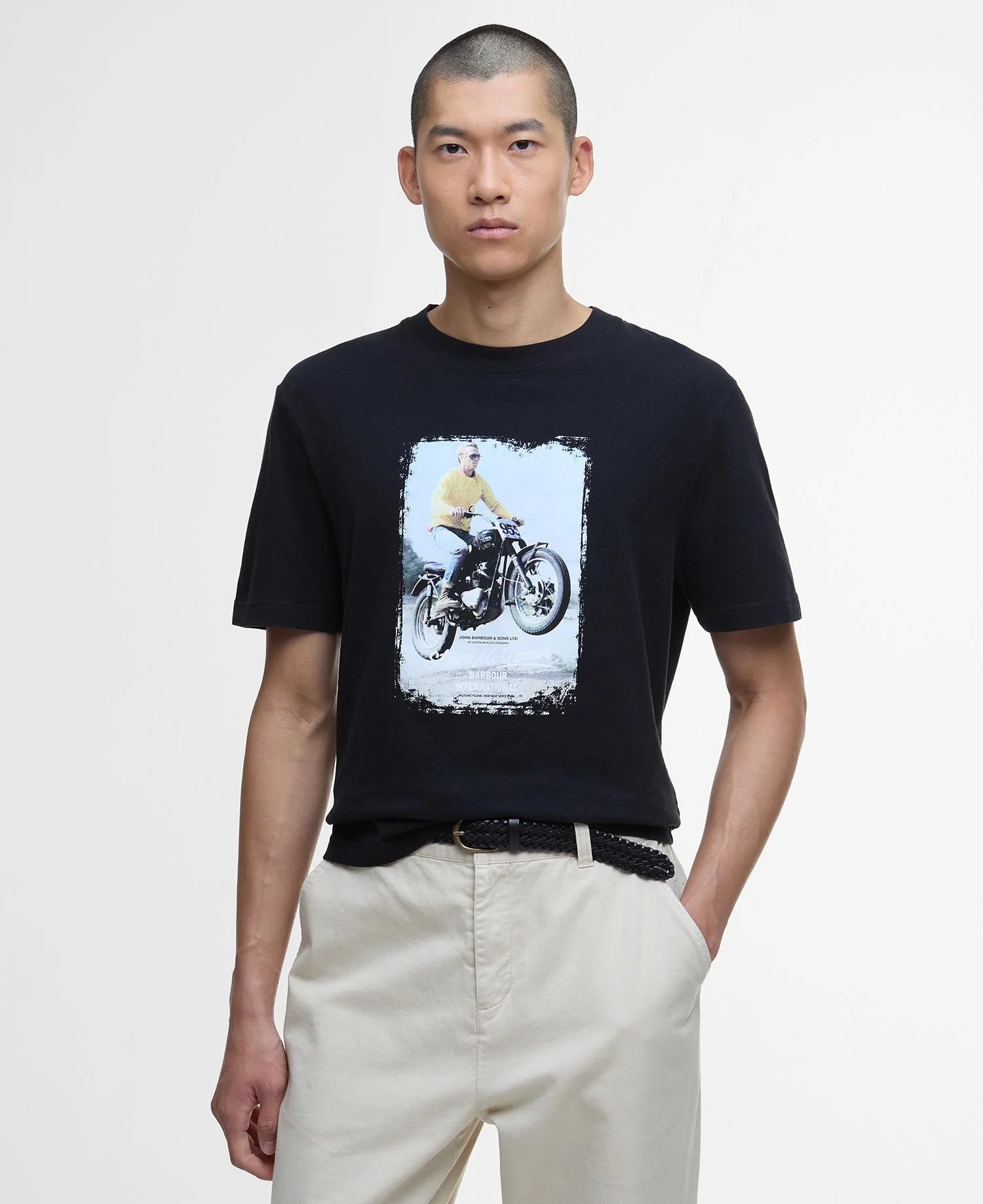 Barbour International Steve McQueen Coster T-Shirt – Ivan Jameson Portadown