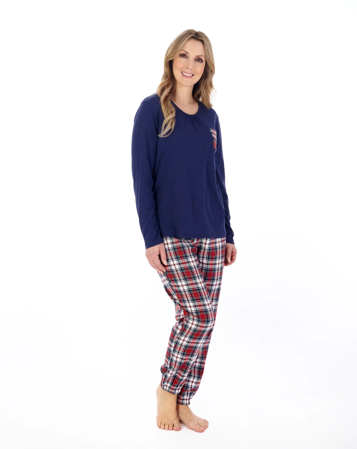 Slenderella Woven Cotton Check Pyjama Set – Ivan Jameson Portadown